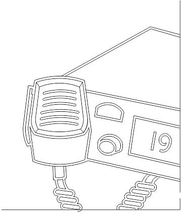 Coloring Pages Of Cb Radios